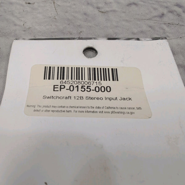 Allparts Switchcraft 12B Stereo Input Jack - Evolution Music