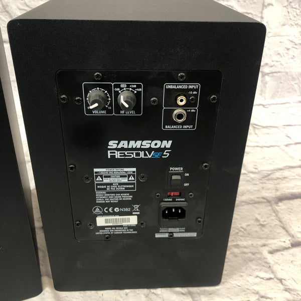 Samson Resolv SE5 Studio Monitor Pair - Evolution Music