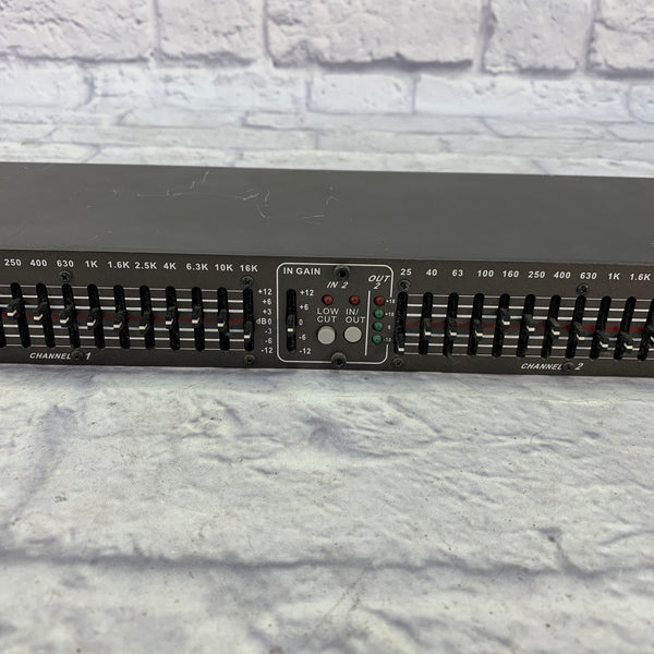 DOD SR 430 Qx Stereo Dual 15 band EQ Equalizer Rackmount XLR - Evolution Music