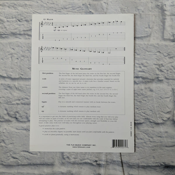 No. 1, First Position Major Scales - Evolution Music