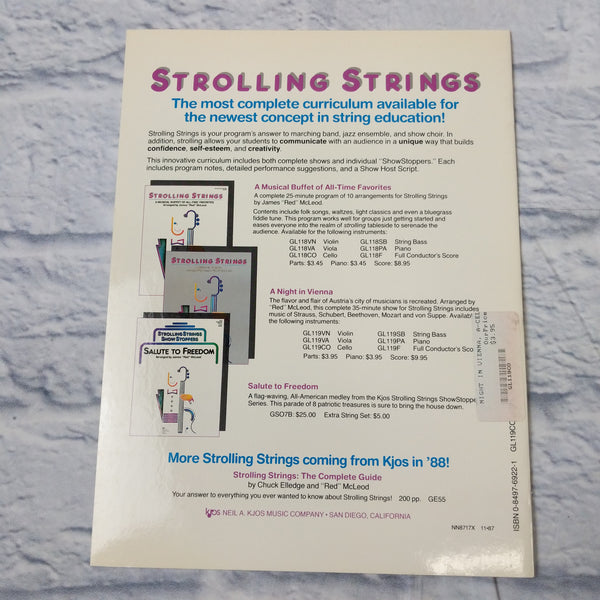 Strolling Strings A Night in Vienna Cello - Evolution Music