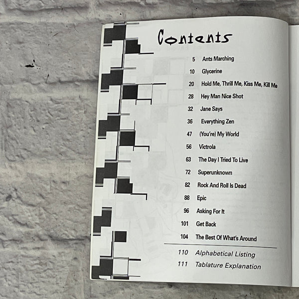 Modern Rock Songs From The Alternative Scene 15 Songs Guitar Vocal Boo ...