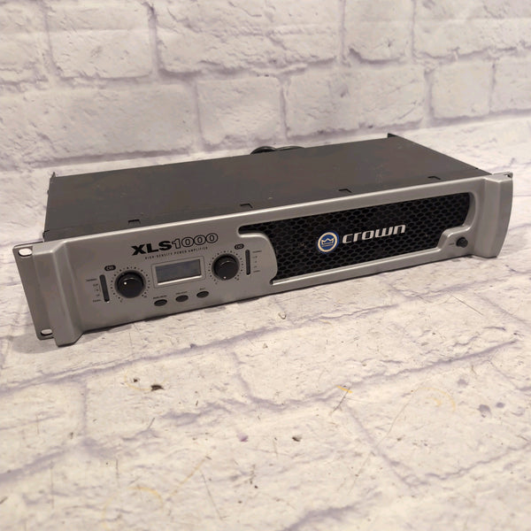 Crown XLS 1000 2-Channel High Density Power Amplifier - Evolution Music