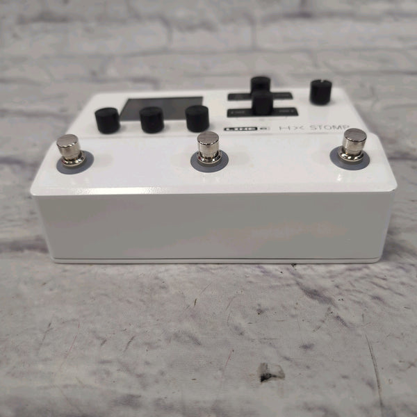 Line 6 HX Stomp Amp Modeling Pedal Limited Edition White - Evolution Music