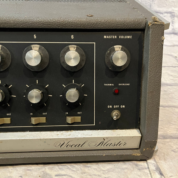 Vintage Shure Vocal Master Powered PA Mixer - Untested AS IS ...