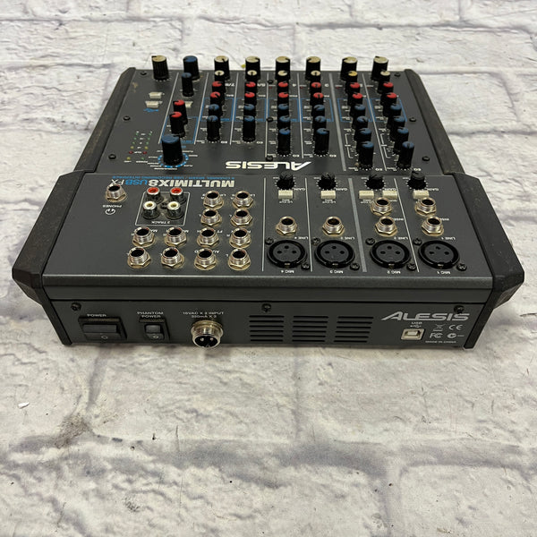 Alesis MultiMix 8 USB FX Mixer Interface - Evolution Music