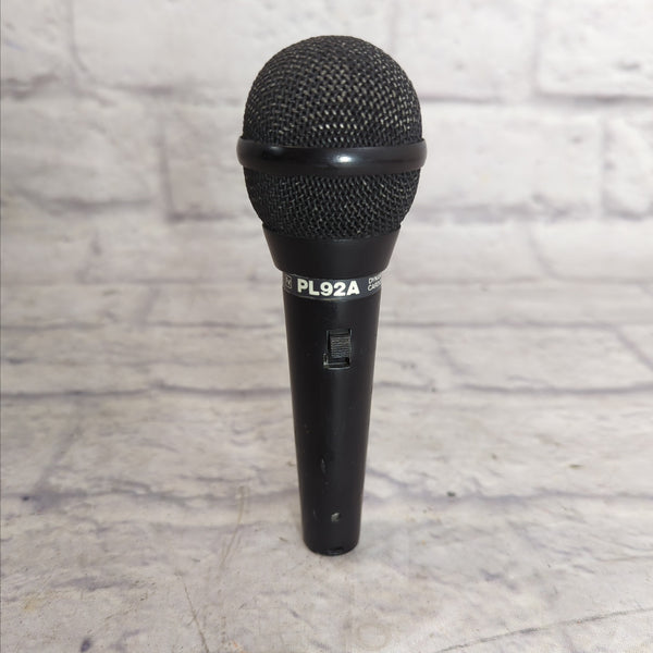 Vintage 1990's Electro-Voice PL92A Cardioid Dynamic Microphone Low Z ...