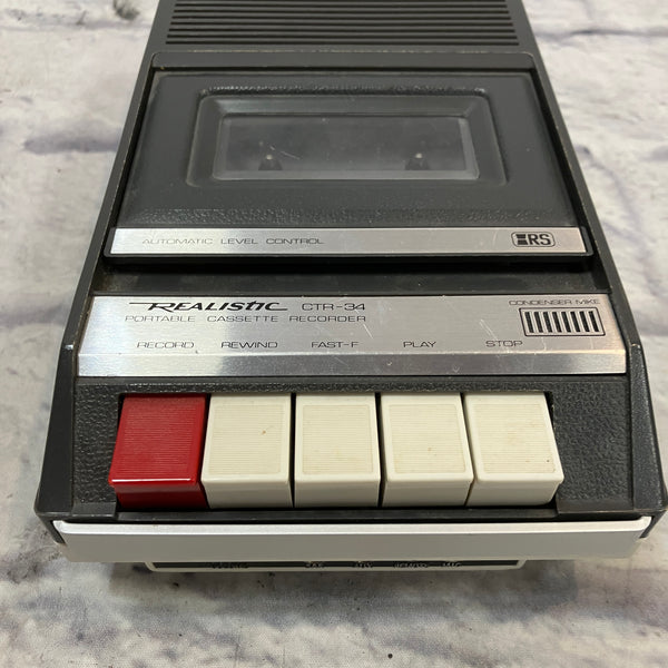 Realistic CTR-34 Cassette Tape Recorder - Evolution Music