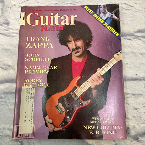 Guitar Player February 1983 "Frank Zappa" - Vintage Guitar Magazine ...