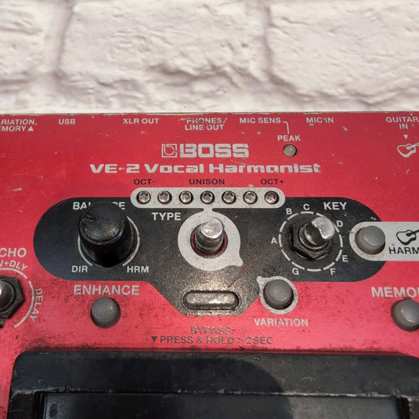 Boss VE-2 Vocal Harmonist Multi-Effect Unit - Evolution Music