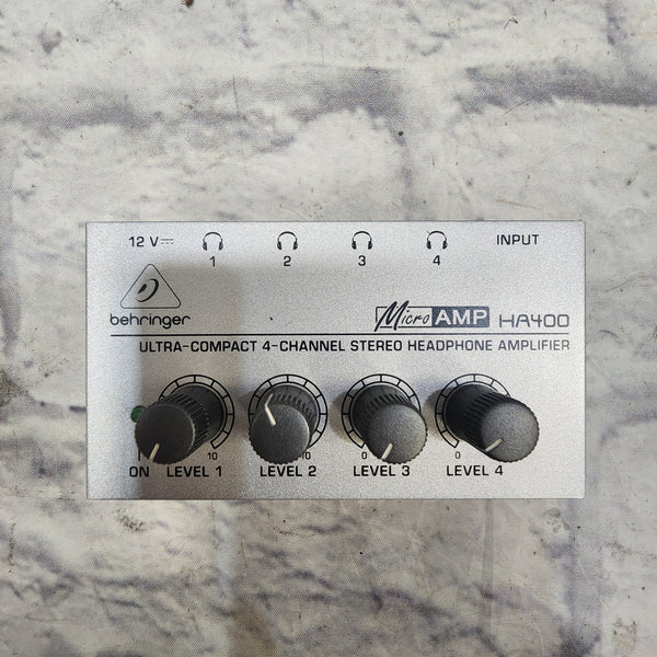 Behringer HA400 MicroAmp Headphone Amp - Evolution Music