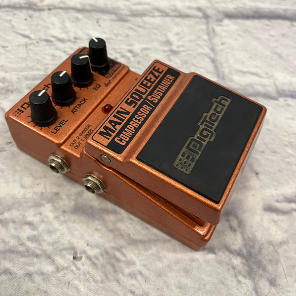 Digitech Main Squeeze Compression/Sustainer Pedal Compression Pedal ...