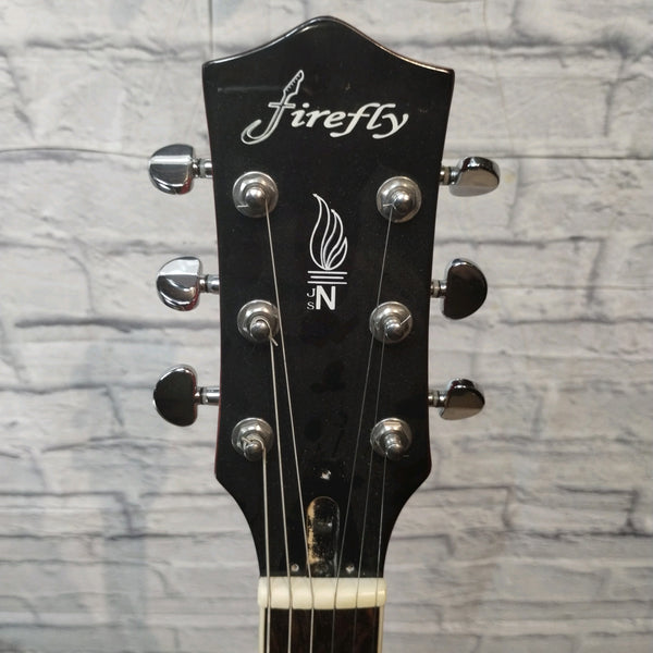 Firefly JSN 338 Hollowbody Electric Guitar - Red - Evolution Music
