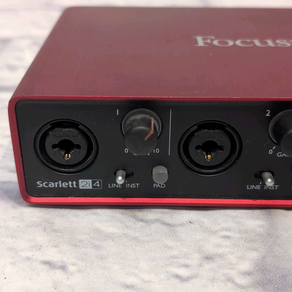 Focusrite Scarlett 2i4 2nd Gen USB Audio Interface - Evolution Music