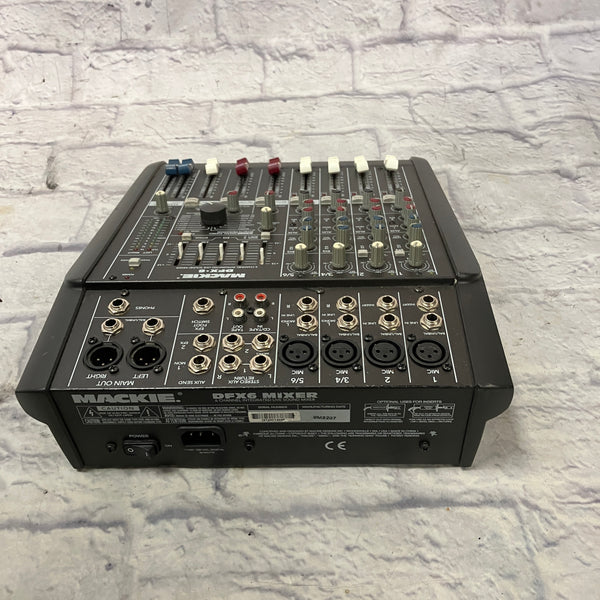 Mackie DFX-6 Four Channel Mixer - Evolution Music