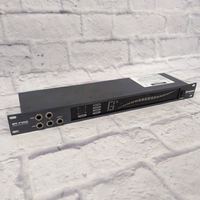 Sabine RT-7100 Rack Tuner - Evolution Music