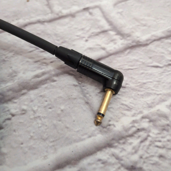 Livewire Elite 25" Right Angle to Straight 1/4" Guitar Instrument Cabl ...