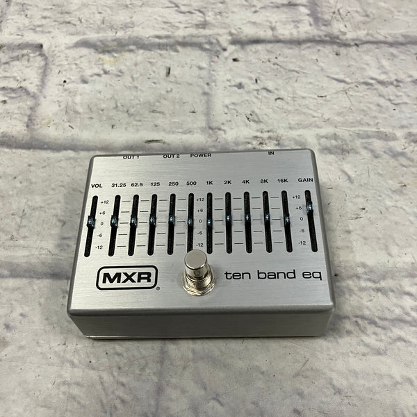 MXR 10 Band EQ Pedal with Power Supply - Evolution Music