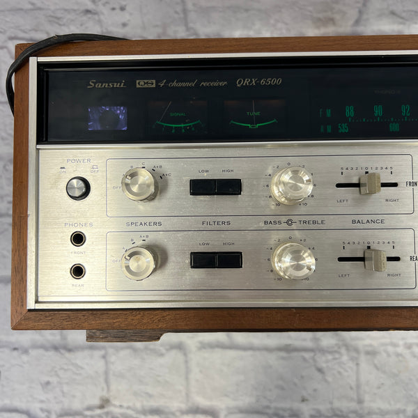 Sansui QRX-6500 Vintage Quadraphonic Stereo Receiver - Evolution Music