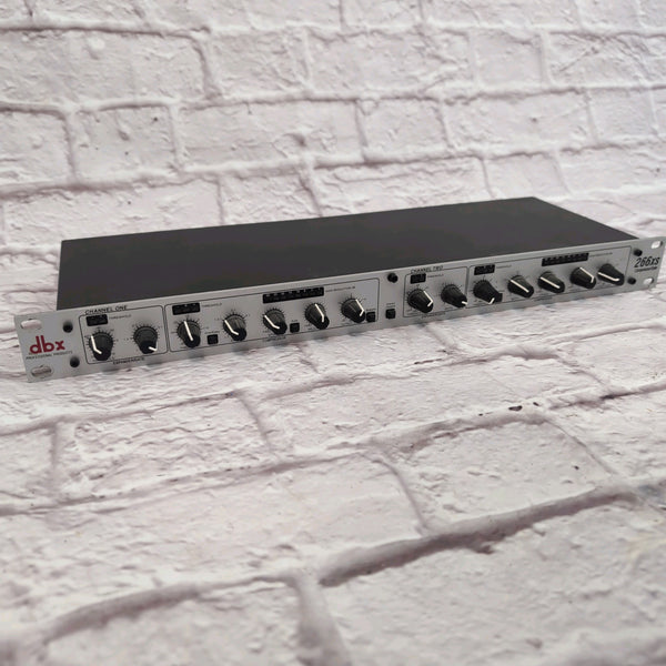 dbx 266xs Dual-Channel Compressor / Gate Rack - Evolution Music