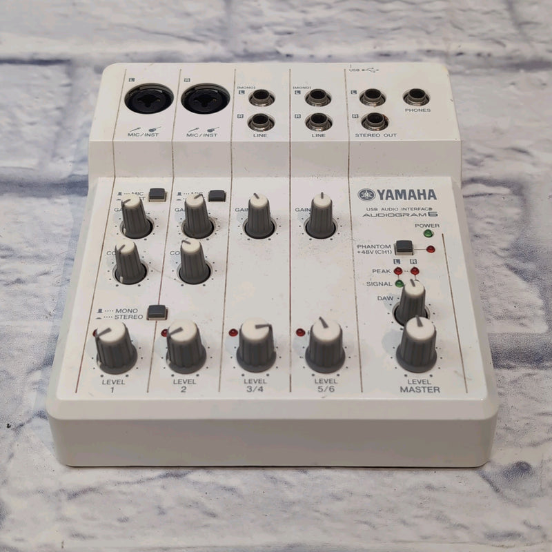 Yamaha Audiogram 6 Analog Recording USB Interface - Evolution Music