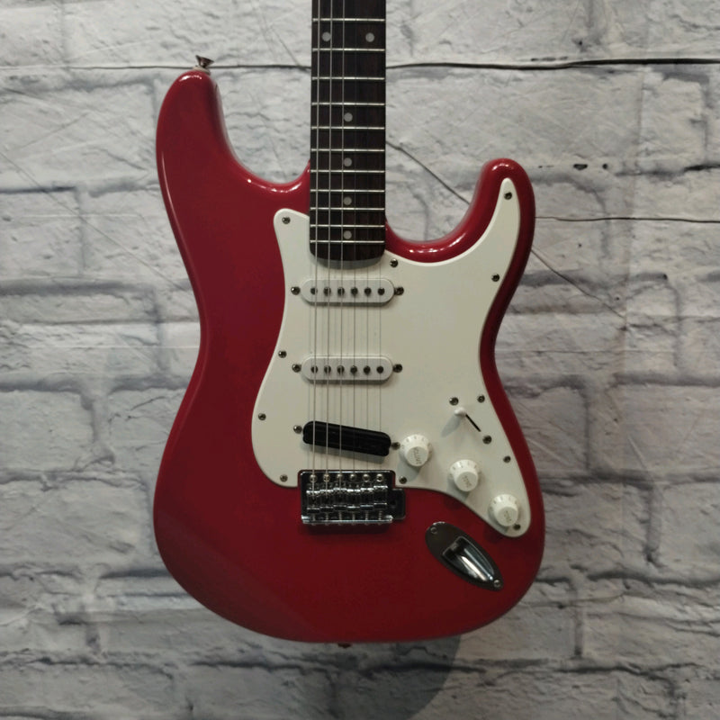 Squier 20th Anniversary Red Stratocaster - Evolution Music