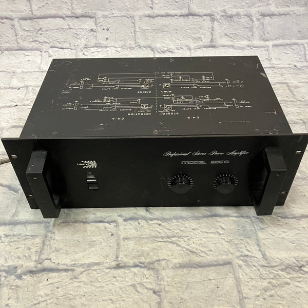 Biamp Model 2500 Stereo Power Amplifier - Evolution Music