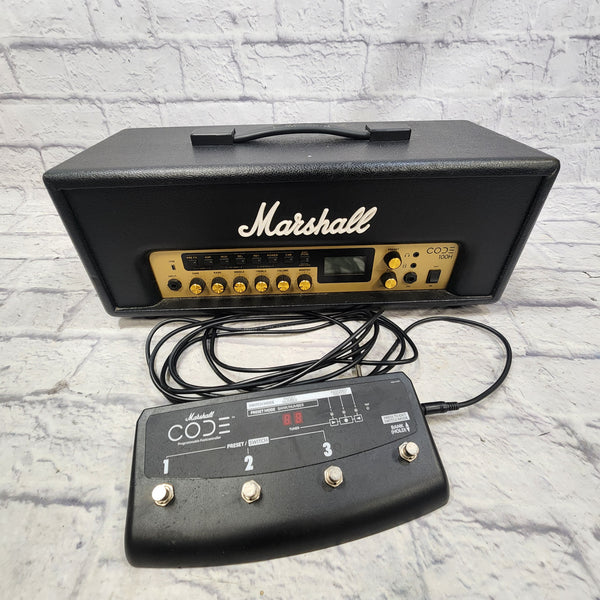 Marshall Code 100H 100 Watt Digital Modeling Guitar Amp Head - Evolution Music