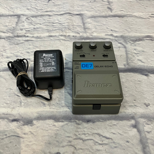 Ibanez DE7 Delay Echo Delay Pedal - Evolution Music