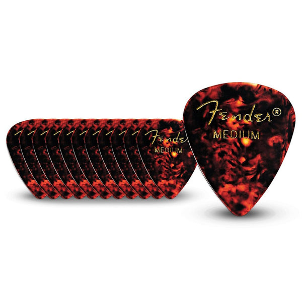 Fender - Medium Guitar Picks (12-pack) - Shell - Evolution Music