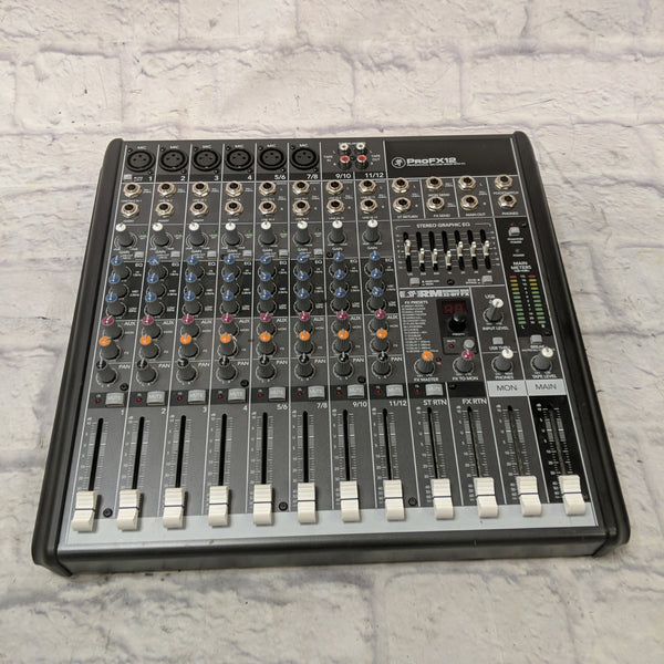 Mackie ProFX12 Eight Channel Mixer - Evolution Music