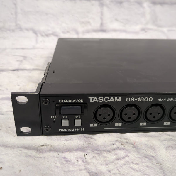 Tascam US-1800 Rack Mount USB Interface - Evolution Music