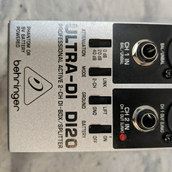 Behringer Ultra DI20 Active DI Box - Evolution Music