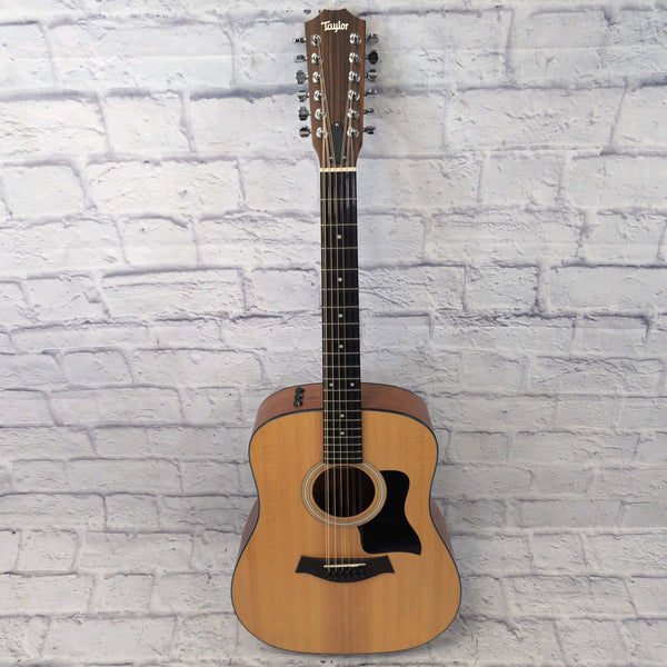 Taylor 150E 12 String Concert Acoustic Electric Guitar w/ Hardshell Ca ...