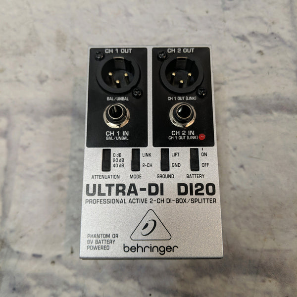 Behringer Ultra DI20 Active DI Box - Evolution Music