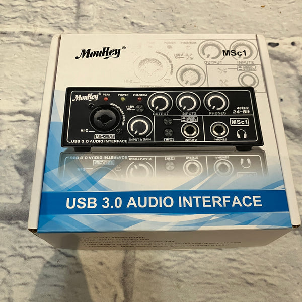 Moukey MSc1 USB 3.0 Audio Interface - Evolution Music
