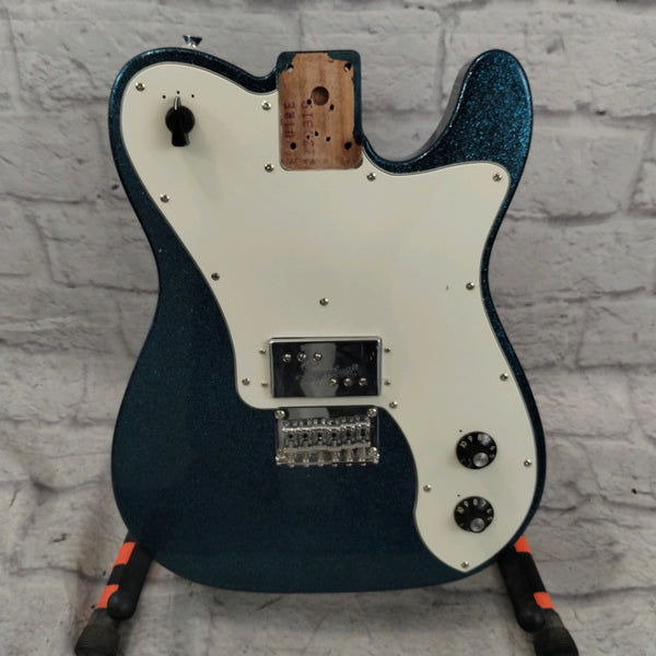 Squier Esquire Deluxe Blue Sparkle Loaded Body - Evolution Music