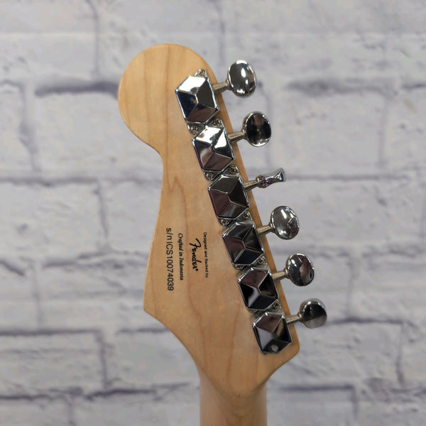 Starcaster by Fender Mini Stratocaster Electric Guitar - Black ...