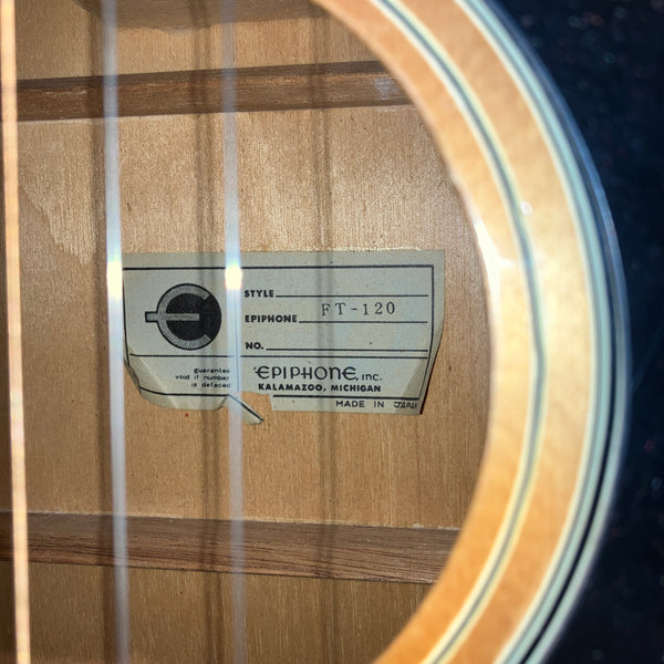 Epiphone FT-120 Acoustic Guitar - Evolution Music