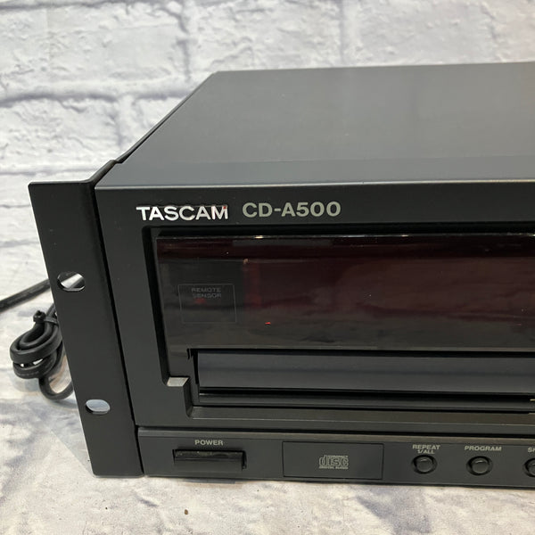 Tascam CD-A500 Rack Mount CD Player - Evolution Music