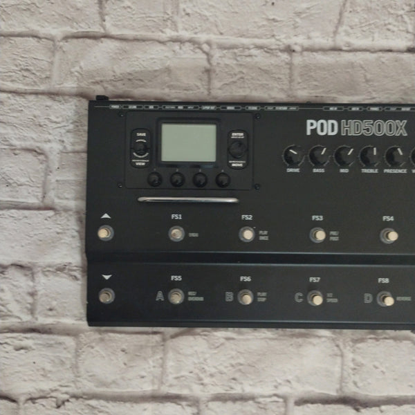Line 6 POD HD500X Multi FX/ Amp Modeler - Evolution Music