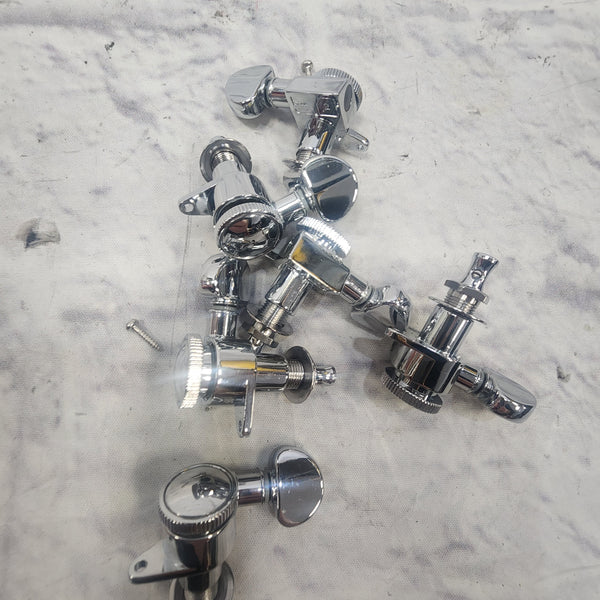 Grover Locking Guitar Tuner Set with Mounting Screws - Evolution Music