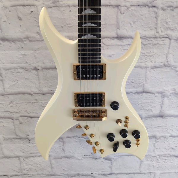 BC Rich USA Bich Supreme Custom Shop 2007 Glitter Rock White 10 String ...