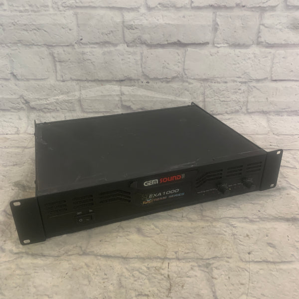 Gem Sound EXA 1000 W Power Amp - Evolution Music