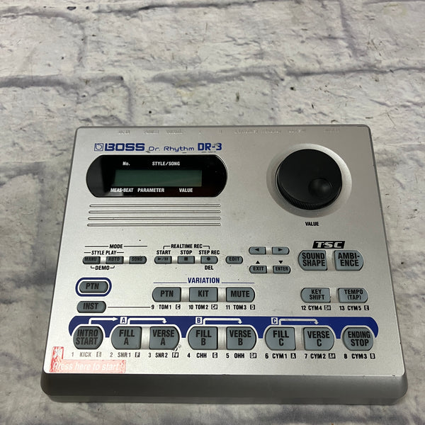 Boss Dr. Rhythm DR-3 Drum Machine - Evolution Music