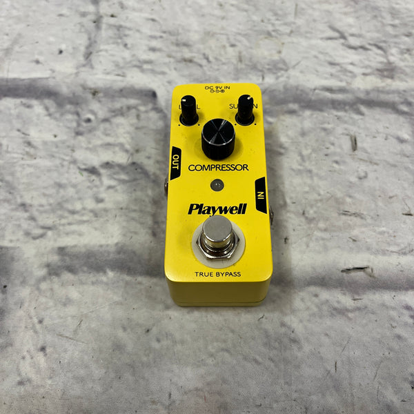 Playwell Mini Compressor Pedal - Evolution Music