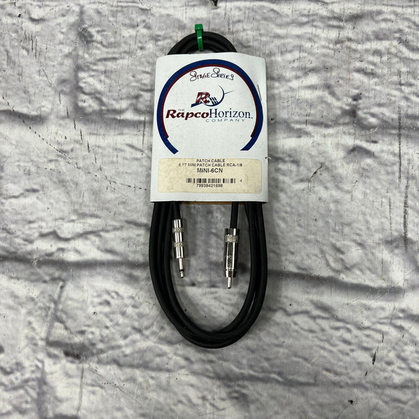 Rapco Horizon 6 Ft RCA-1/8 Patch Cable - Evolution Music