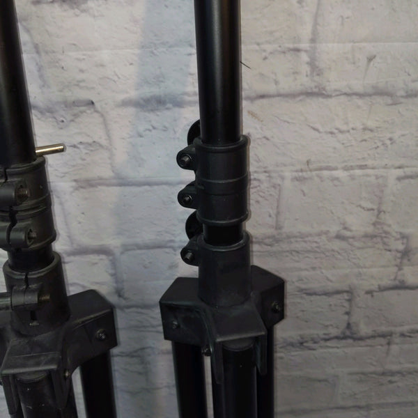 Proline LS-T2BK Speak Stand Tripod Speaker Pole Pair - Evolution Music