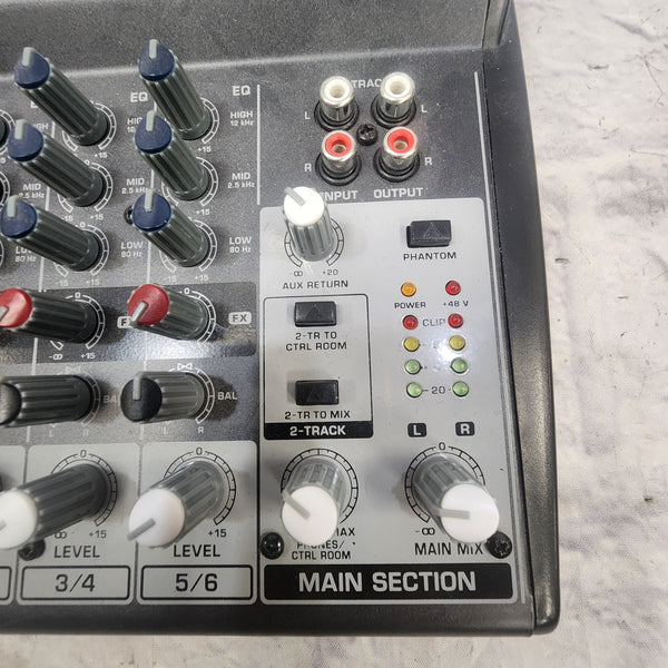 Behringer Xenyx 802 8 Channel Mixer - Evolution Music