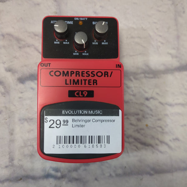 Behringer Compressor Limiter - Evolution Music
